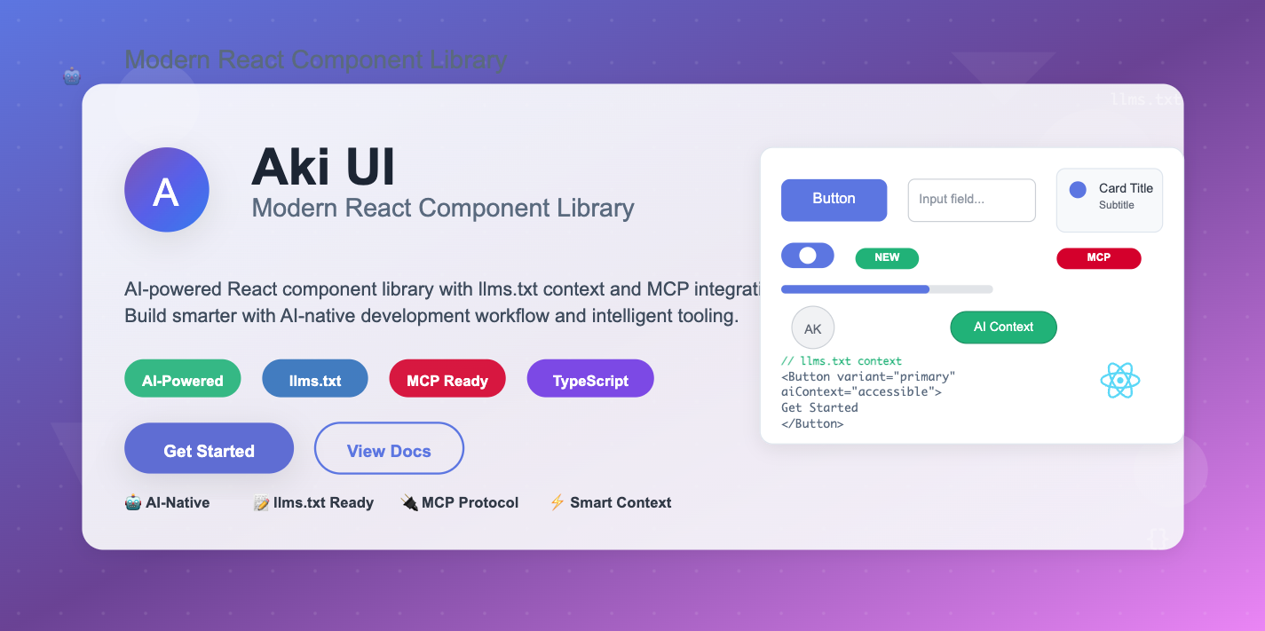 Form Components - Aki UI | Aki UI